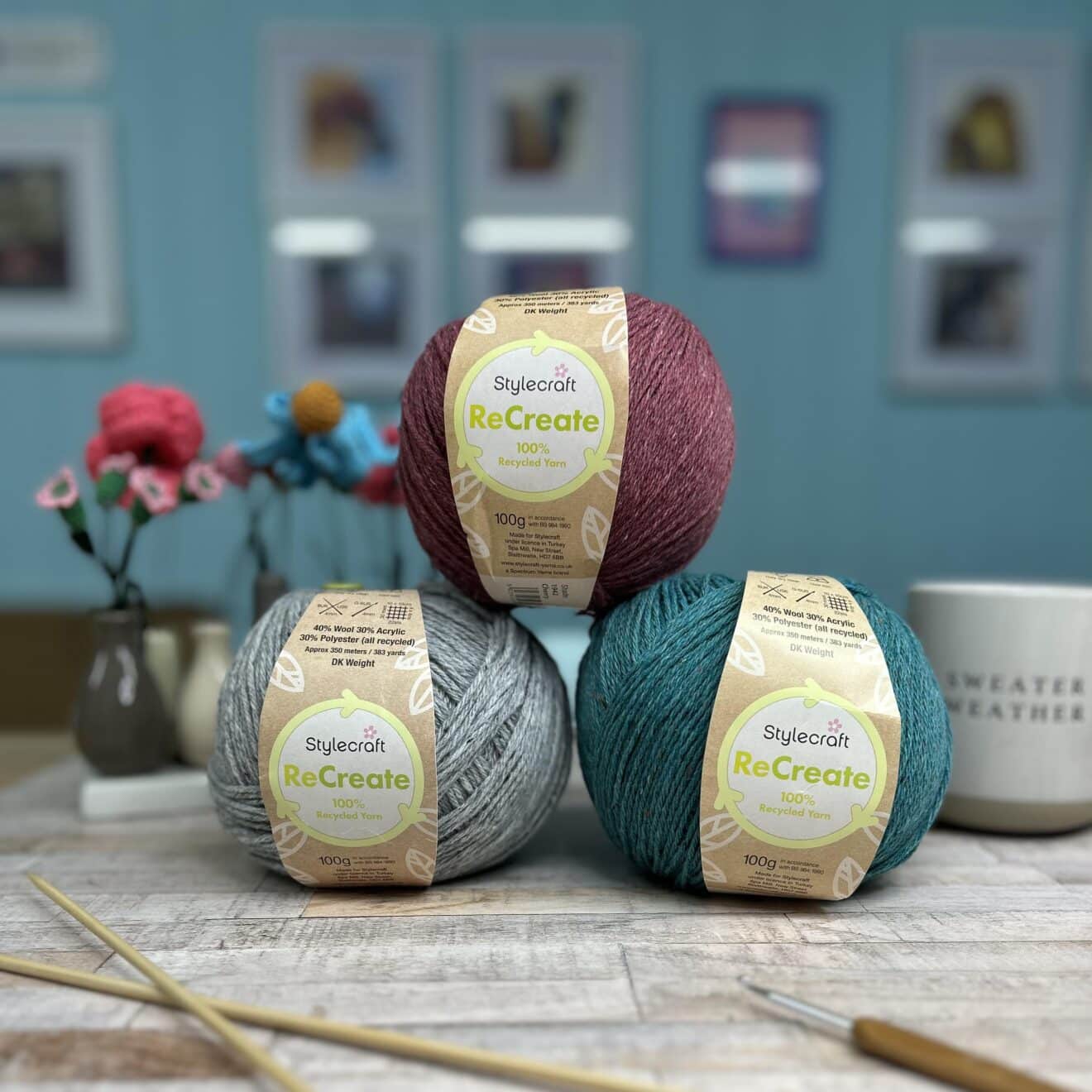 Stylecraft ReCreate DK 100g recycled yarns - Yarn etc...