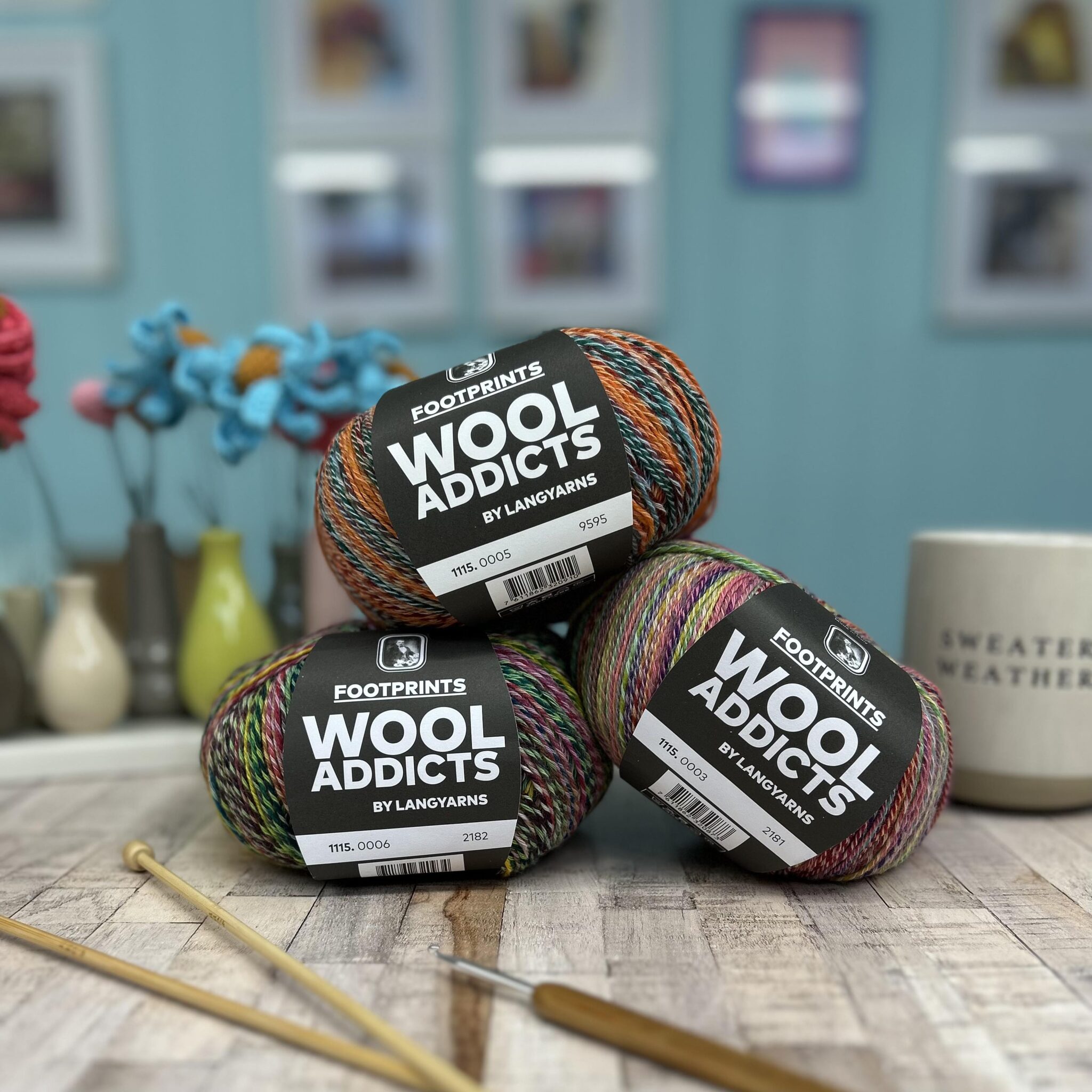 Lang Yarns Wool Addicts Footprints 4ply/Sock - Yarn etc...