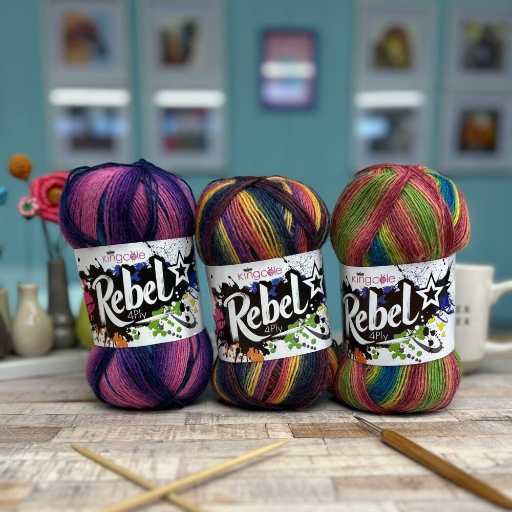 King Cole Rebel 4ply/Sock - Yarn etc...